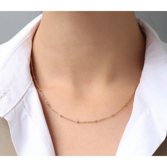 Jewelry | Delicate Gold Chain Necklace | Poshmark